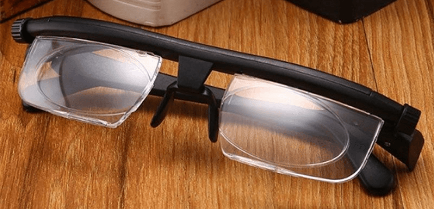 Adjustable Vision Focus Reading Glasses, Myopia Correction Eye Glasses ...